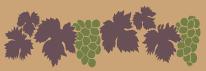 Grape stencil border stencil in a unique and original design. – Stencil ...