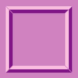 Shaded frame stencil in a unique and original design. – Stencil Planet