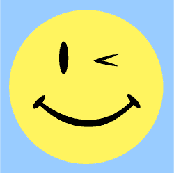 Happy face stencil in a unique and original design. – Stencil Planet