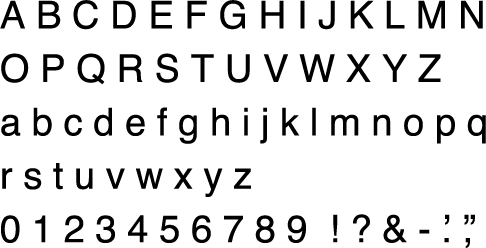 Helvetica complete alphabet letter and number stencil. – Stencil Planet